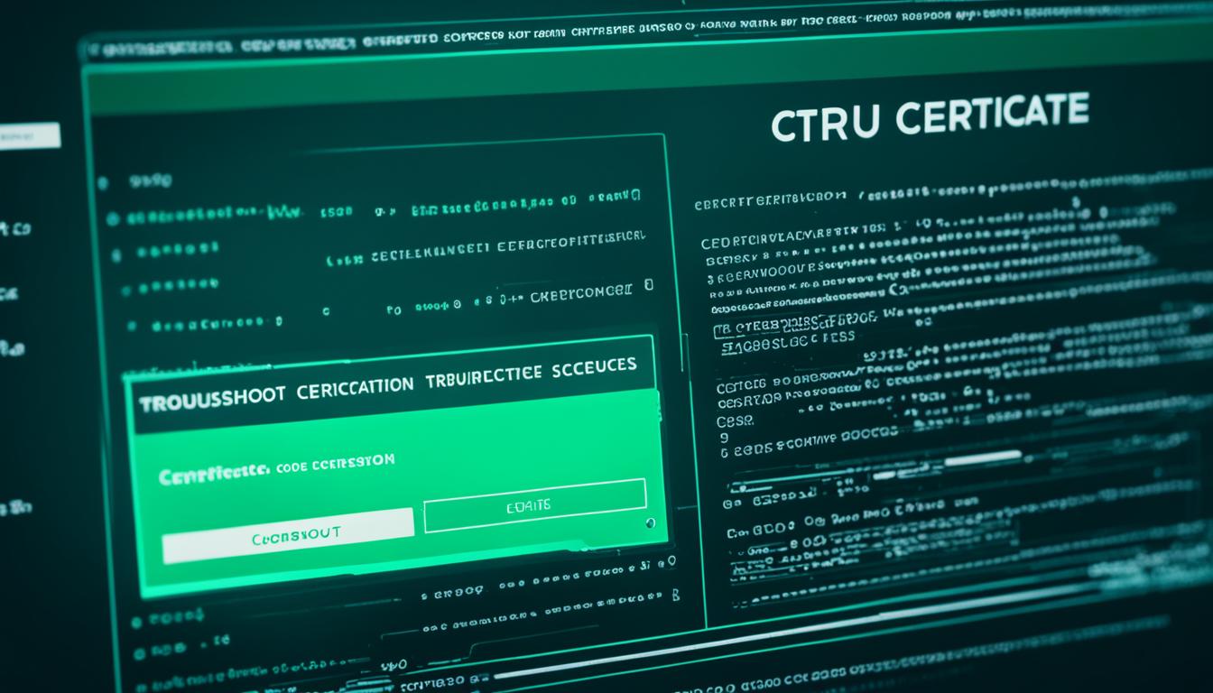 Troubleshooting Code Signing Certificate Errors Troubleshooting Code Signing Certificate Errors